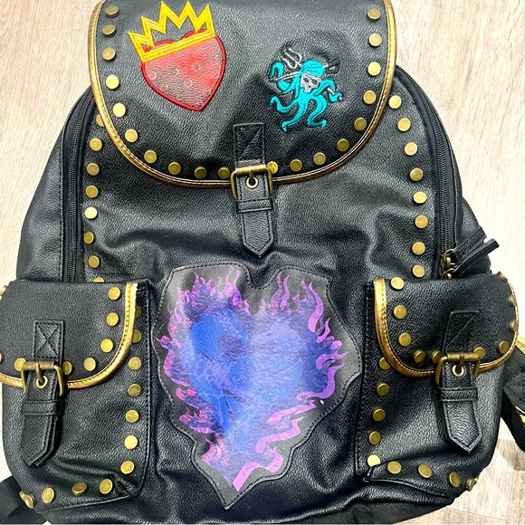 Disney | Accessories | Disney Descendants 3 Vegan Faux Leather Backpack ...